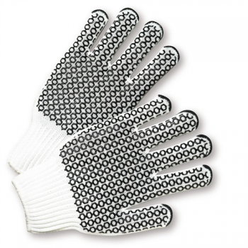 Black Honeycomb Grip String Knit Gloves – The Safety Product Store